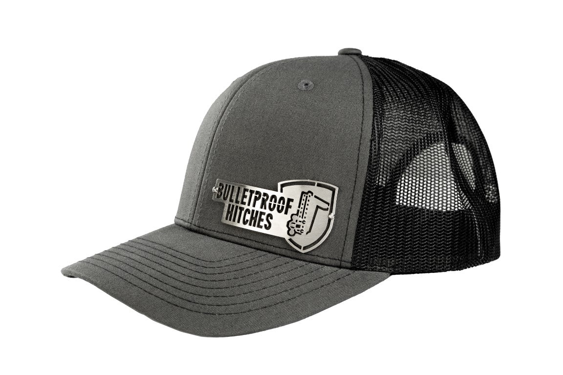 BulletProof Hitches Metal Logo Trucker Hat - GREY – BulletProof Hitches™