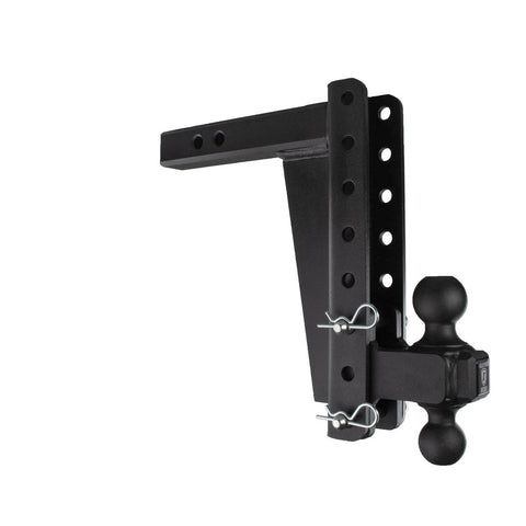 2.0" Heavy Duty 10" Adjustable Drop & Rise Trailer Hitch – BulletProof ...